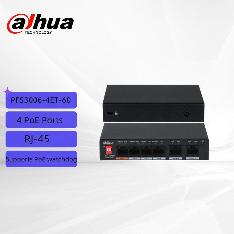 Dahua POE4-Port/8-Port/16-Port/24-Port PoE(Unmanaged)(Hi-PoE) 10 ... Dahua POE4-Port/8-Port/16-Port/24-Port PoE(Unmanaged)(Hi-PoE) 10 ...