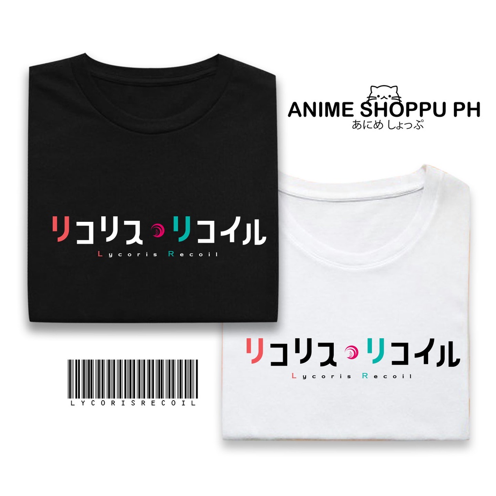 Lycoris Recoil Logo Anime Shirt - Anime shoppu PH | Shopee Philippines