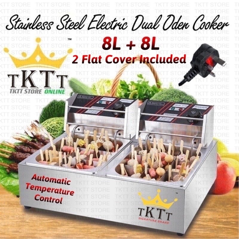 18 Partition Electric Oden Cooker Stainless Steel Automatic Kanto ...