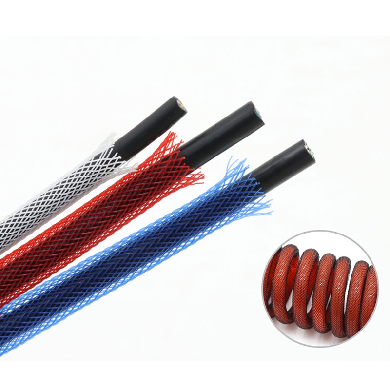 5Meters Single PET Sleeve Insulated PET Braid Sleeving 3/4/6/8/10mm ...