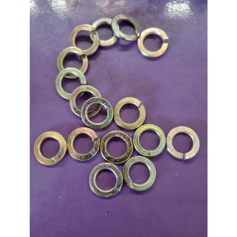 Ring per m14 /ring ver m14/ Yellow spring washer/ (per 10pcs) | Shopee ...