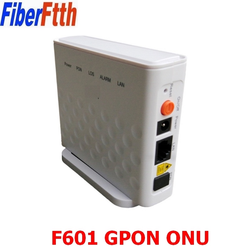 Brand New 1GE GPON ONU F601 FTTH 1port GPON ONU FTTH Ethernet 1.25G 1-Port with Power Supply ...