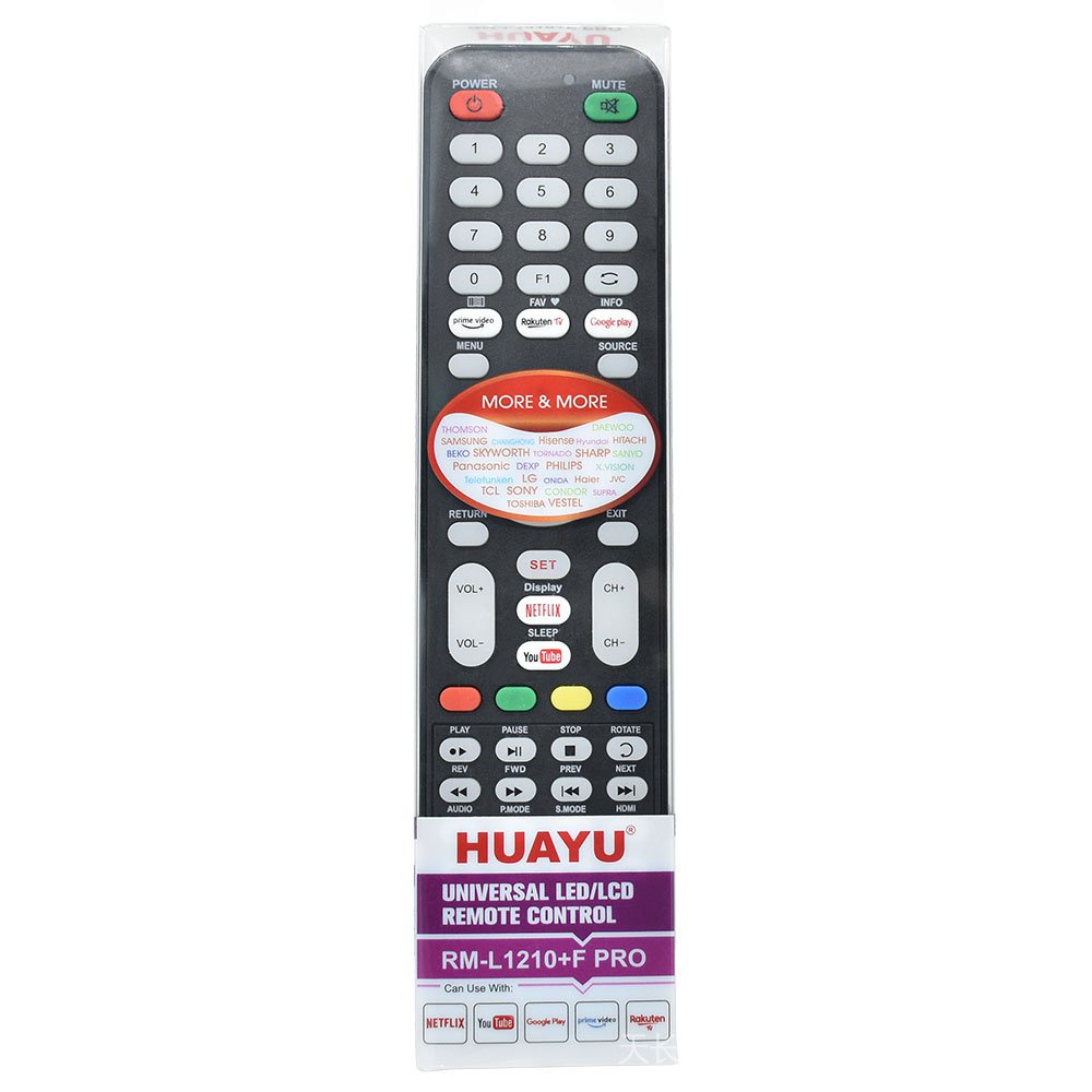 Huayu Universal LCDLED TV Remote Control compatible Pensonic Starcrown Prestiz Hanabishi MyView ...