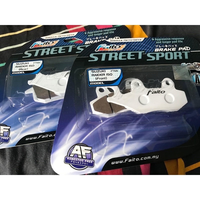 FAITO BRAKE PAD RAIDER FRONT / SHOGUN / FURY Front | Shopee Philippines