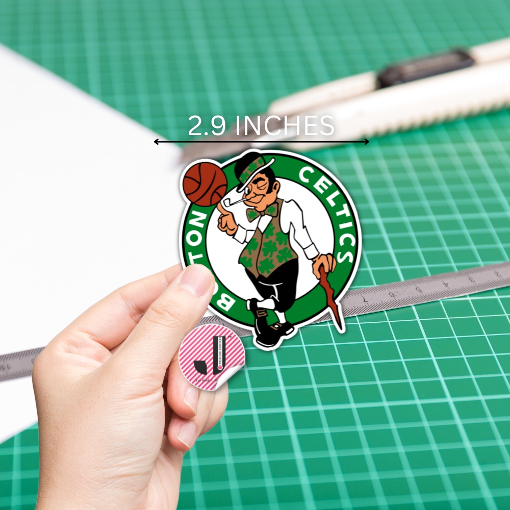 BOSTON CELTICS STICKER | NBA WATERPROOF STICKER | NBA LOGO DESIGN | NBA ...