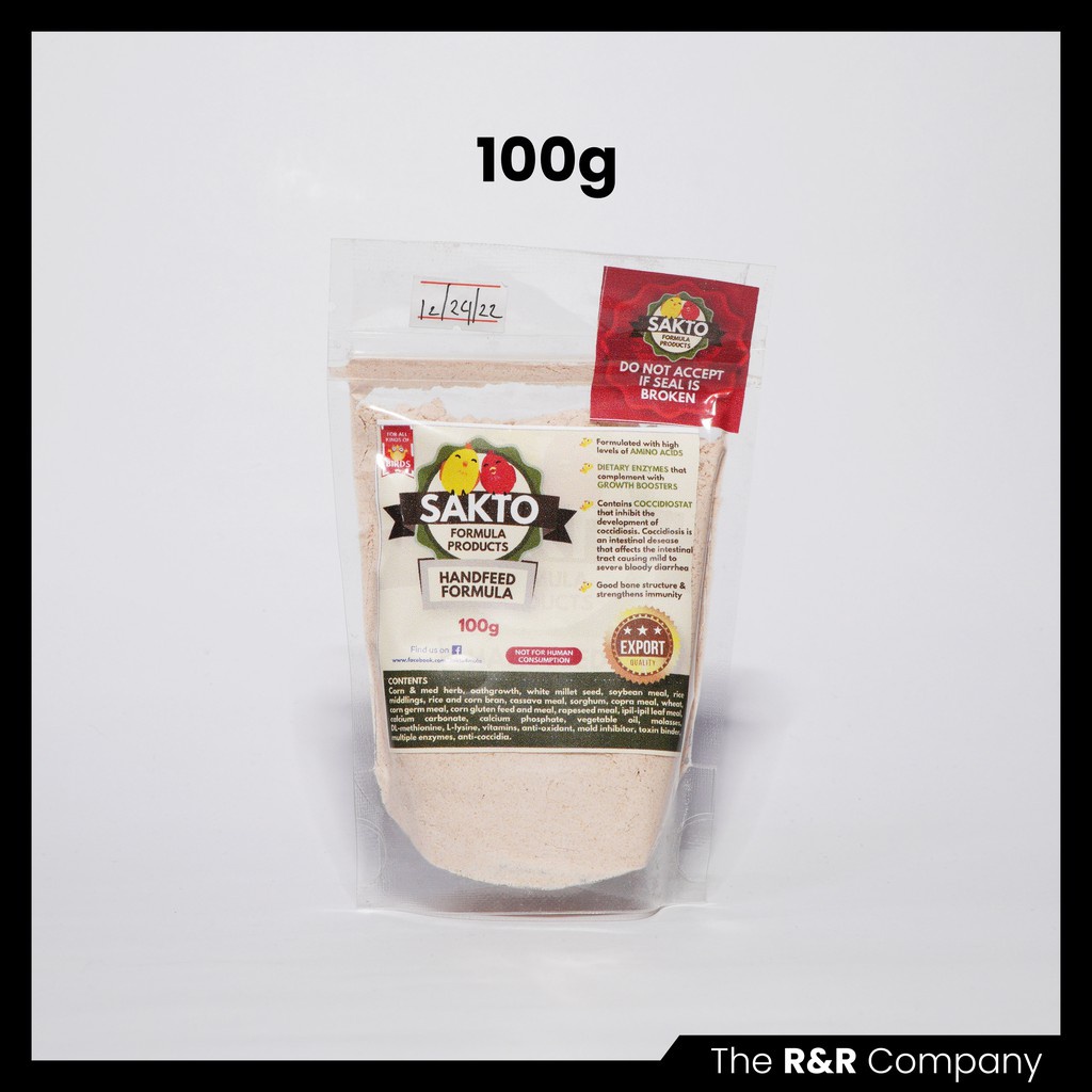 ﹊Sakto Handfeed Formula 100G For All Birds With Free 5Cc Syringe ...