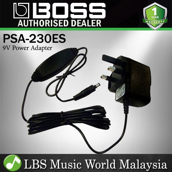 Boss PSA-230ES 9V 500mA PSA Series Power Supply Adapter Multi Effect ...