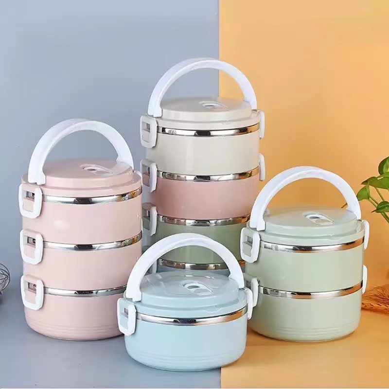 Stainless Steel 3 Layers Lunch Box High Quality Thermo Bento Box ...