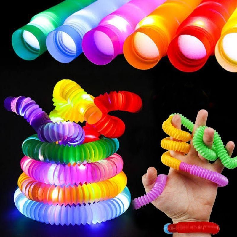Pop light pop tubes led pipe LED bracelet viral toy lights | Shopee ...