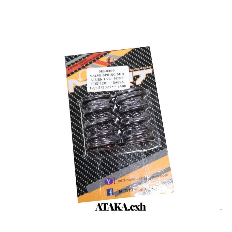 MTRT MB-0309 VALVE SPRING MIO 6TURN 15% MTRT | Shopee Philippines
