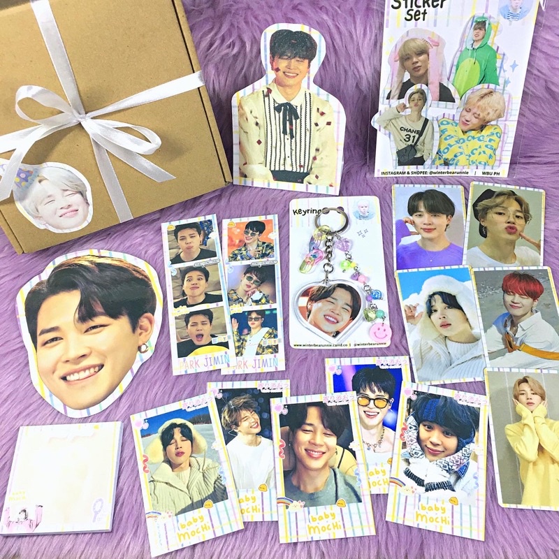 JIMIN BIAS FAN KIT | BTS BIRTHDAY FANMADE GIFT BOX MERCH | Shopee ...