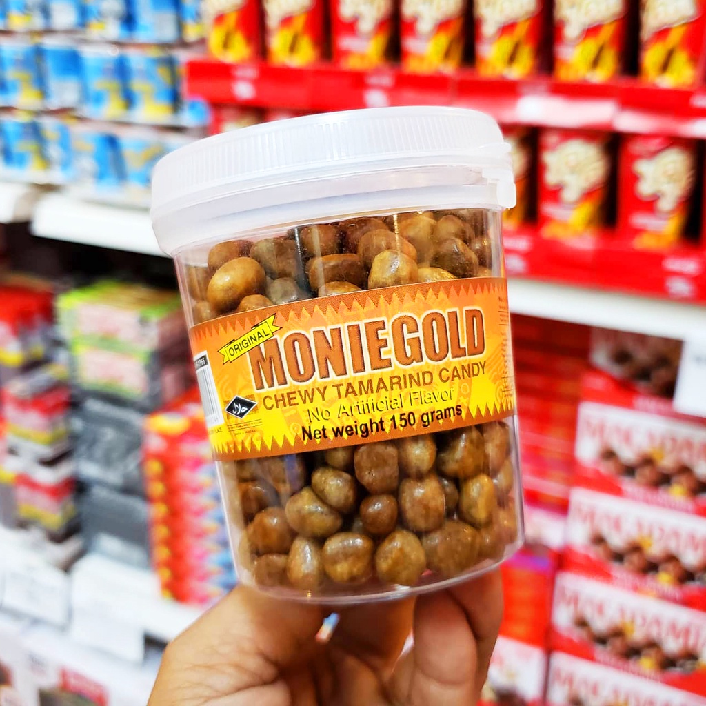 Moniegold Chewy Tamarind Candy Jar 150g | Shopee Philippines
