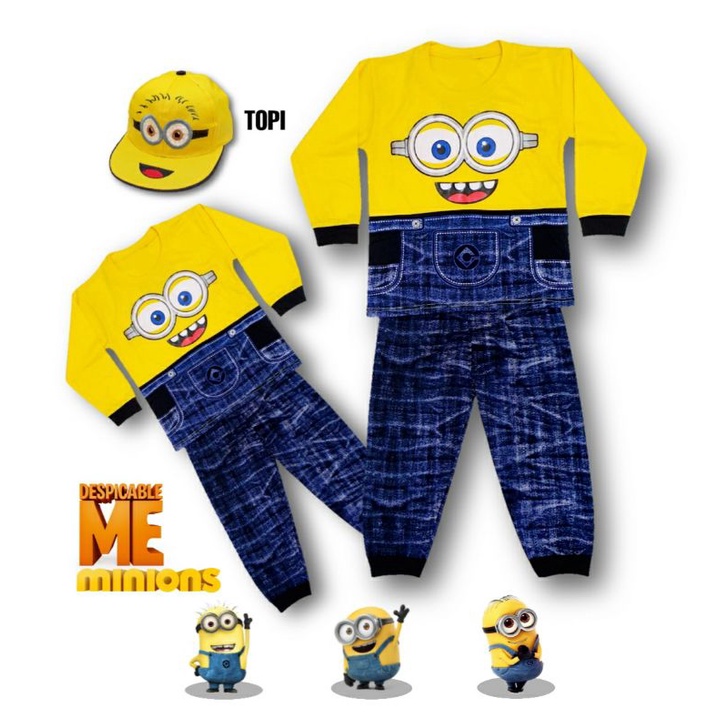 Minions Clothes Suits For Boys And Girls Long Sleeve Latest MINIONS ...