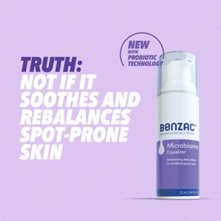 Benzac Microbiome Equaliser 50g [Moisturizer with Probiotic Technology ...