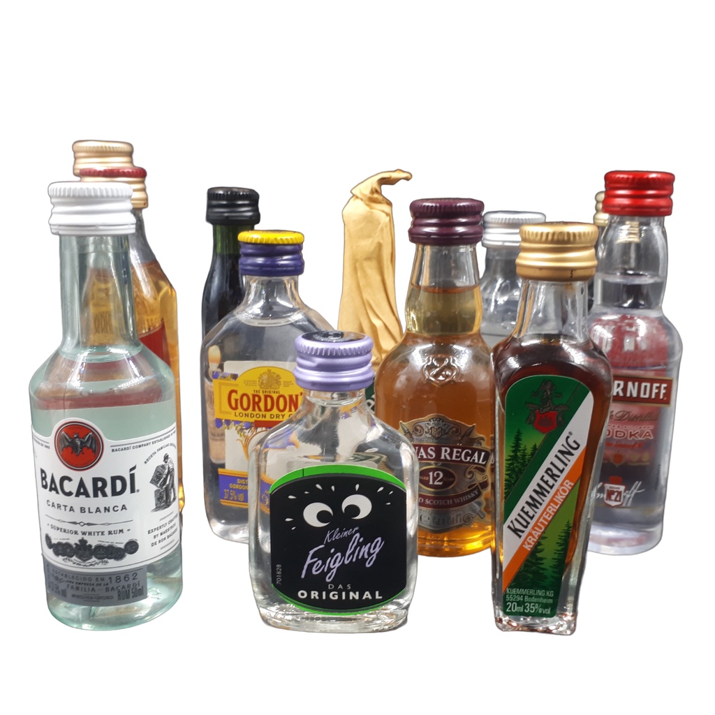 Liquors Mini Bottles/ Collector's Items/ Cake Toppers | Shopee Philippines
