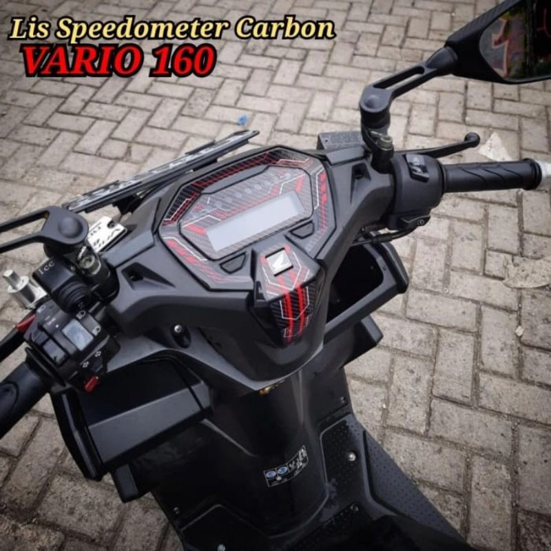 VARIO 160 Carbon SpeedoMeter Sticker VARIO Speedo Meter Sticker ...