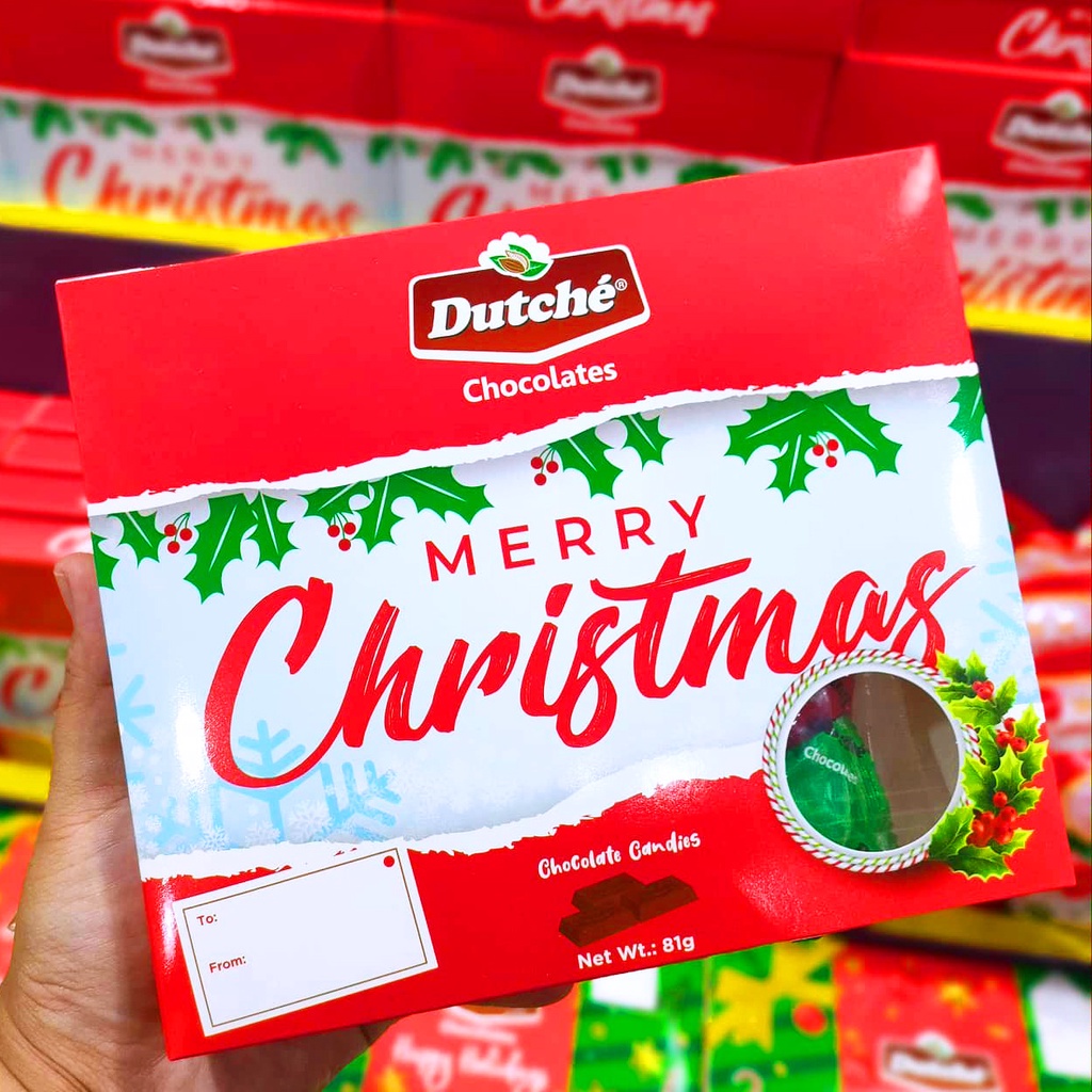 [SEASONAL] Dutche Christmas Edition Chocolate Gift Box | Shopee Philippines