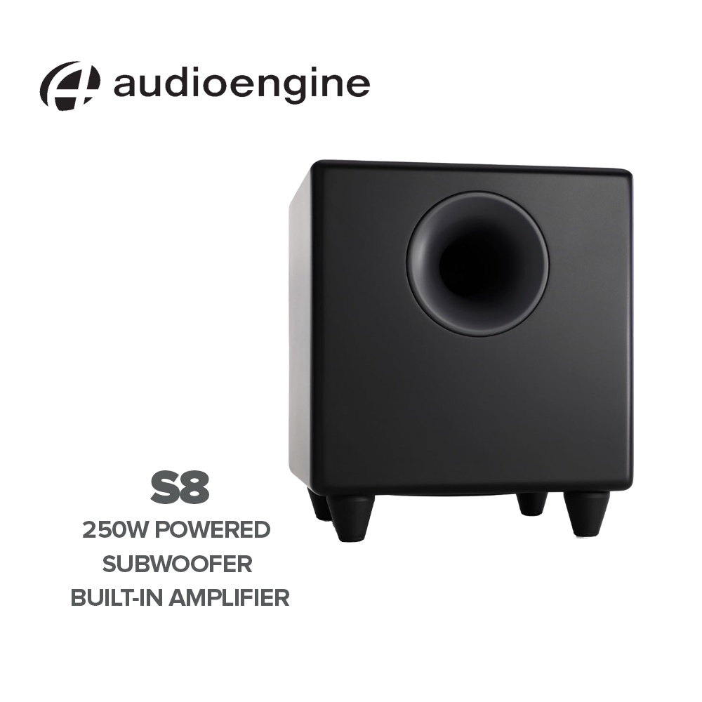 Audioengine S8 250W Powered Subwoofer, Built-in Amplifier | Shopee ...