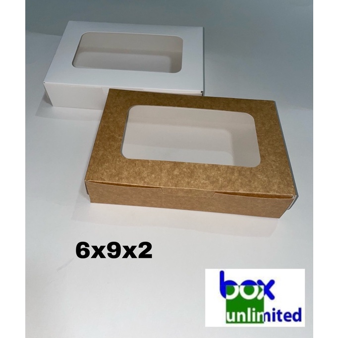 Pastry box 6x9x2 inches (20 pcs) | Shopee Philippines
