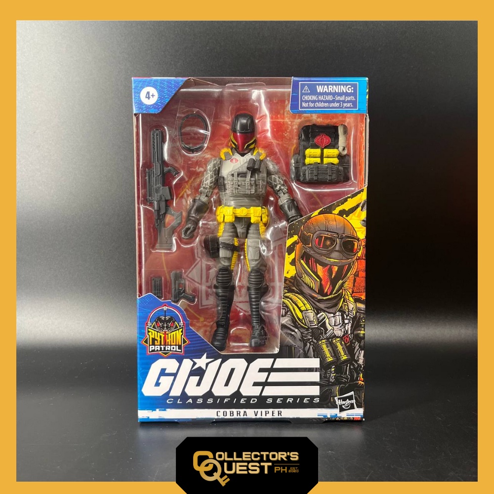 G.I. Joe Classified Series Python Patrol Cobra Viper Figure | Shopee ...