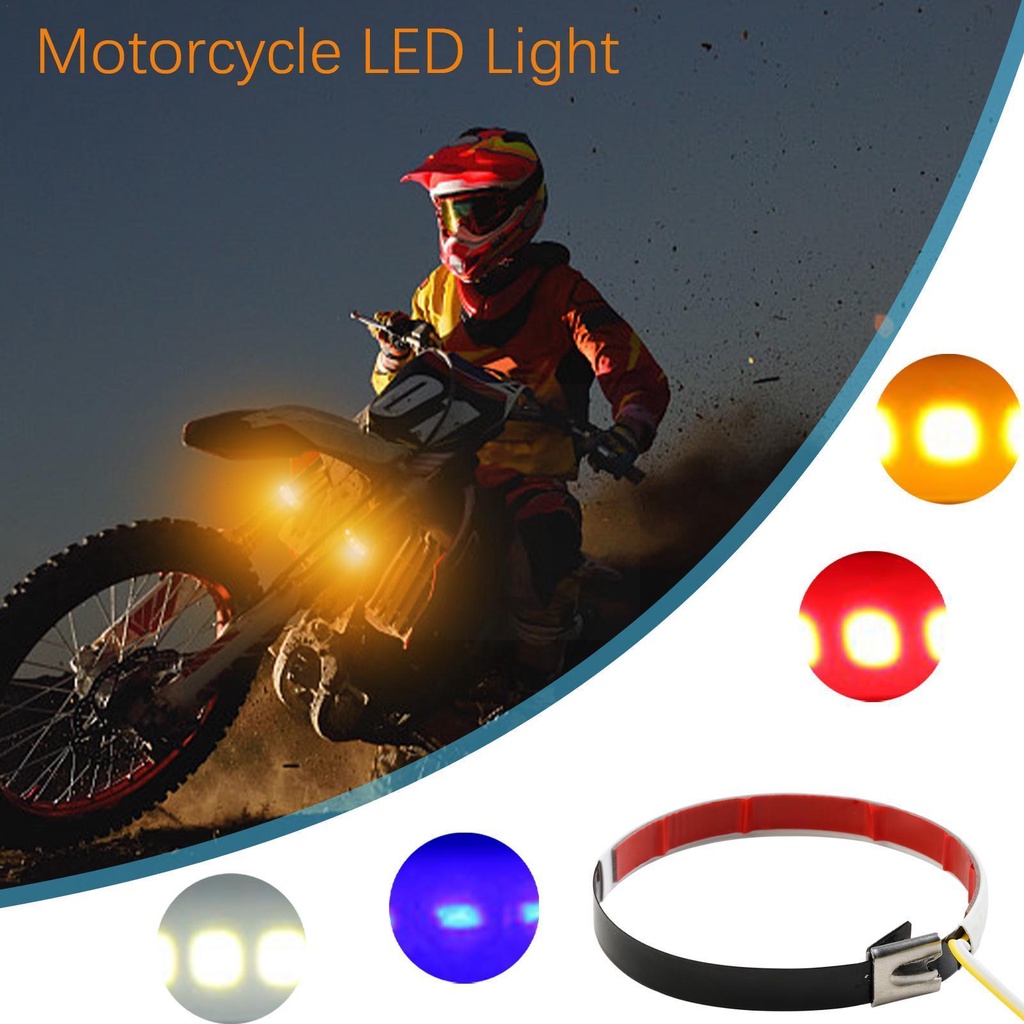 1pcs Strobe Motorcycle Modified Turn Signal Front Shock Turn Ring Ring ...
