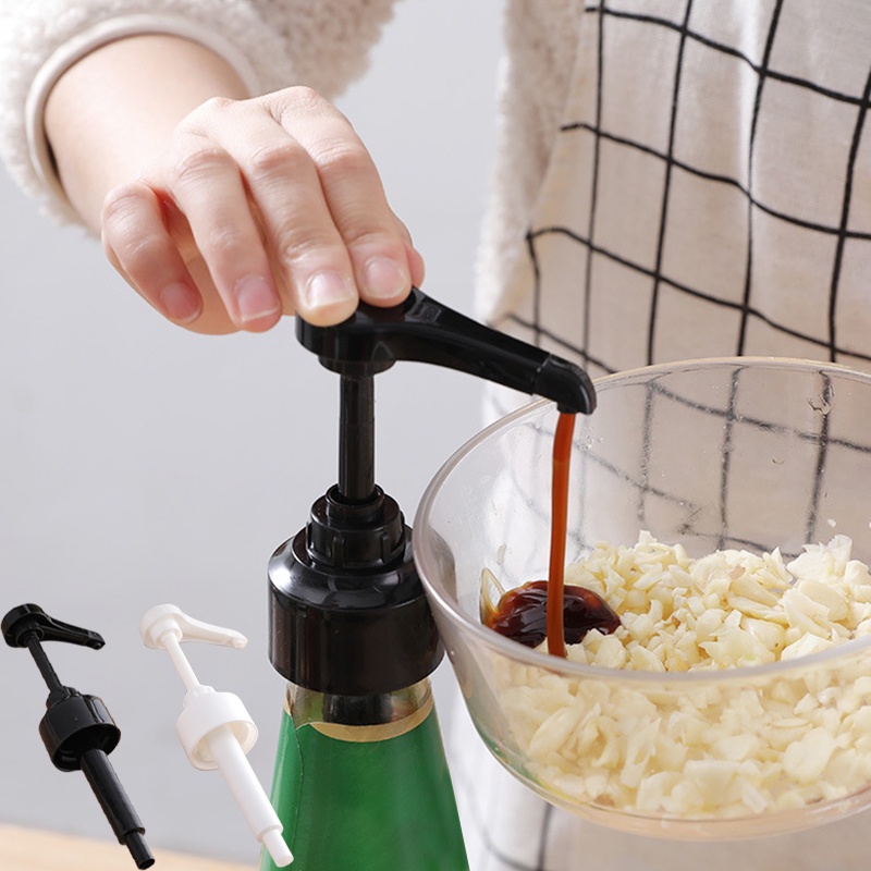 Household Oyster Sauce Bottle Press Nozzle Pump Head Olive Oil Vinegar ...