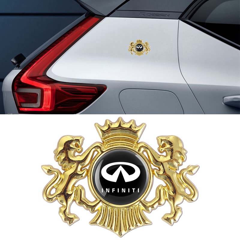 3D Metal Lion Car Sticker for Infiniti G35 Q50 G37 QX56 Auto Badge ...