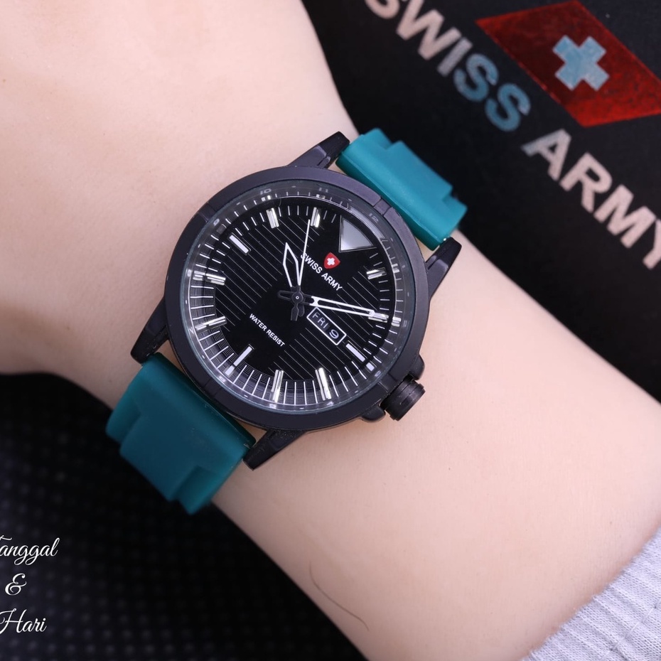 Swiss Army Active Date Day Watch with Box for Men | Shopee Philippines