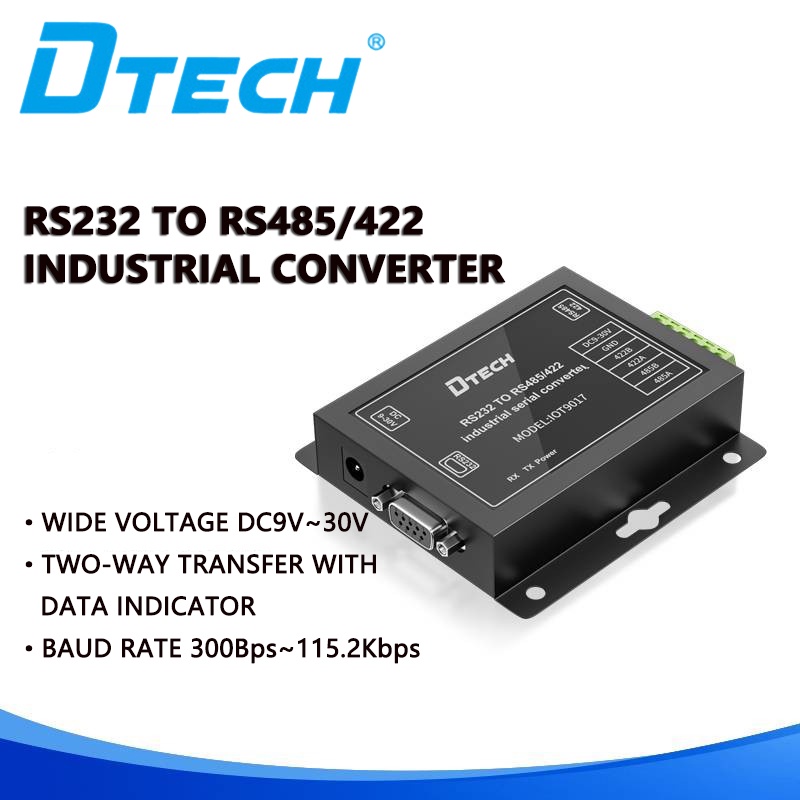 DTECH Active RS232 To RS485/RS422 Industrial Grade Converter IOT9017 ...