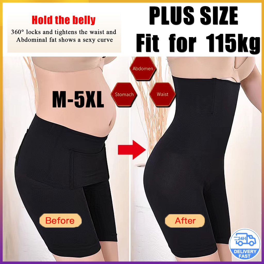 Plus Size High Waist Shaping Panties Breathable Body Shaper Slimming ...
