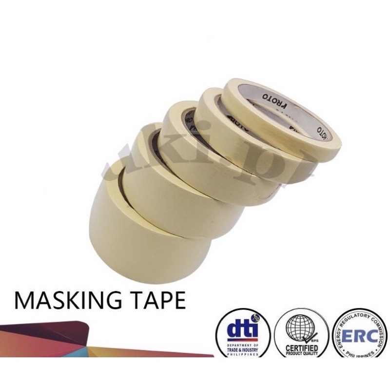 roto masking tape 1/2 3/4 1 1.5 2 good quality | Shopee Philippines