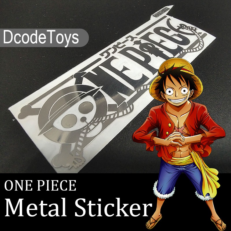 Metal Sticker One Piece Logo Icon - luffy zoro sanji nami ace chopper ...
