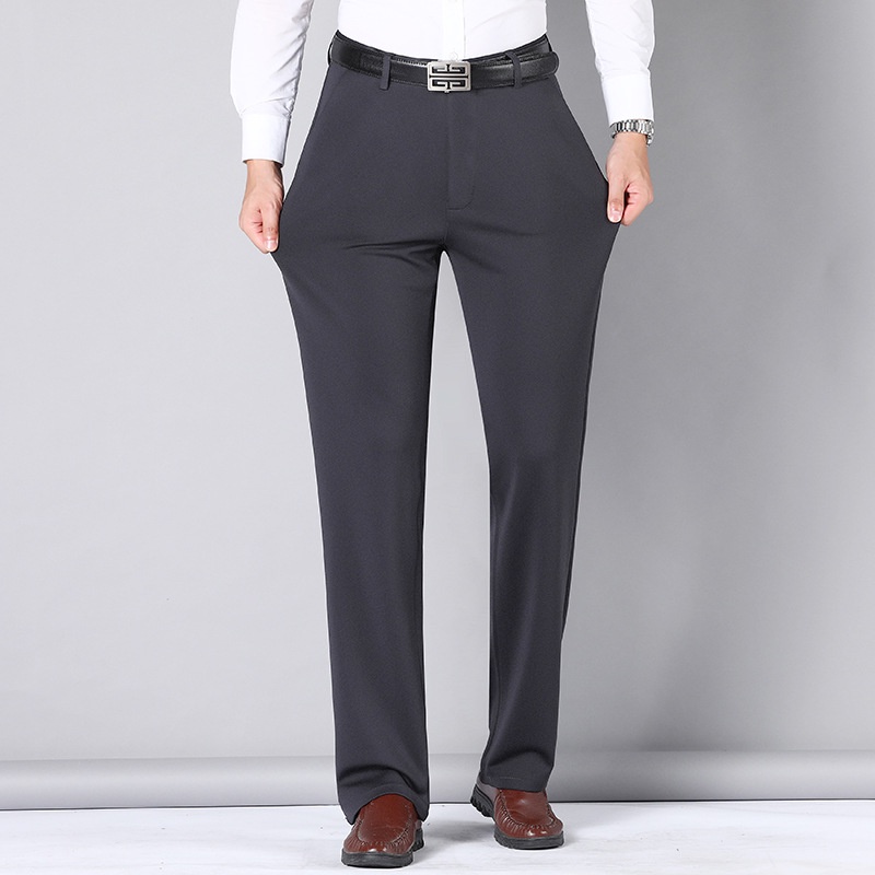 【Local Delivery】Men's CEO Formal Business Pants Straight Cut Plus Size ...