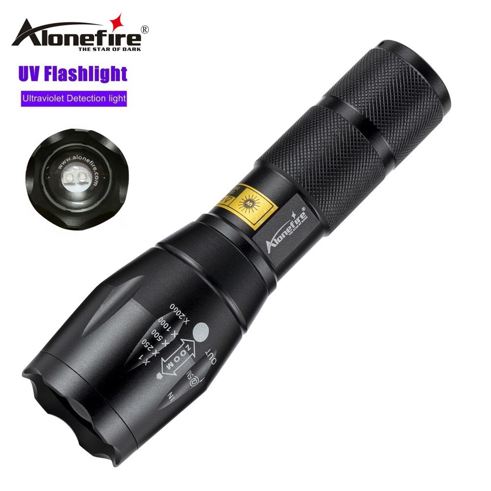 Alonefire G700 UV Light Zoom Led Flashlight 365&395NM For Pet Urine Detection Lamp | Shopee ...