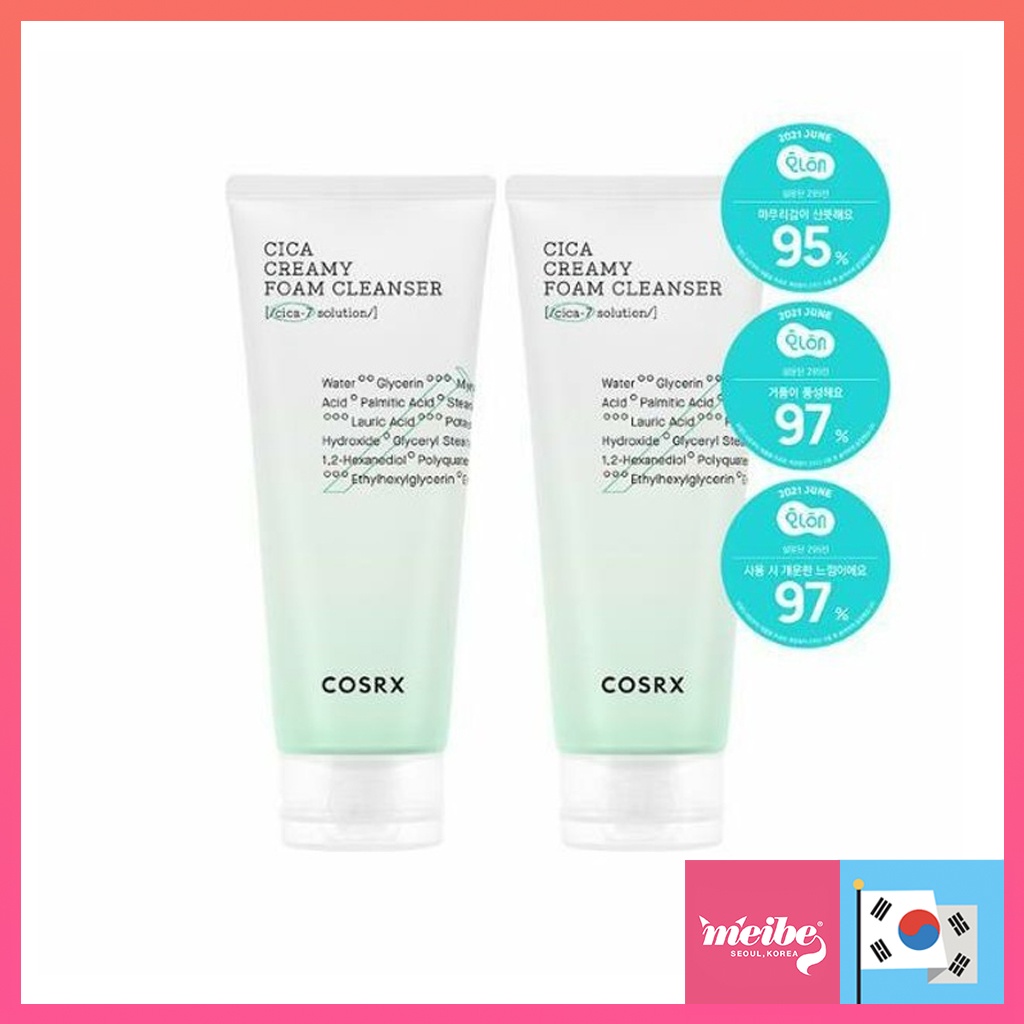 [COSRX] Cica Creamy Foam Cleanser 150ml, 1+1 special edition, MEIBE ...