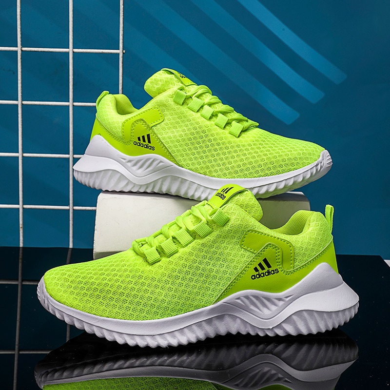 【COD】Couple shoes sneakers white sneakers mesh breathable flat running ...