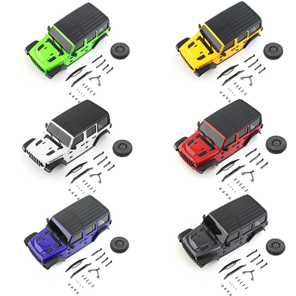 RC Car Body Shell For Kyosho Mini Z Mini-Z 4X4 JEEP Wrangler Rubicon RC ...