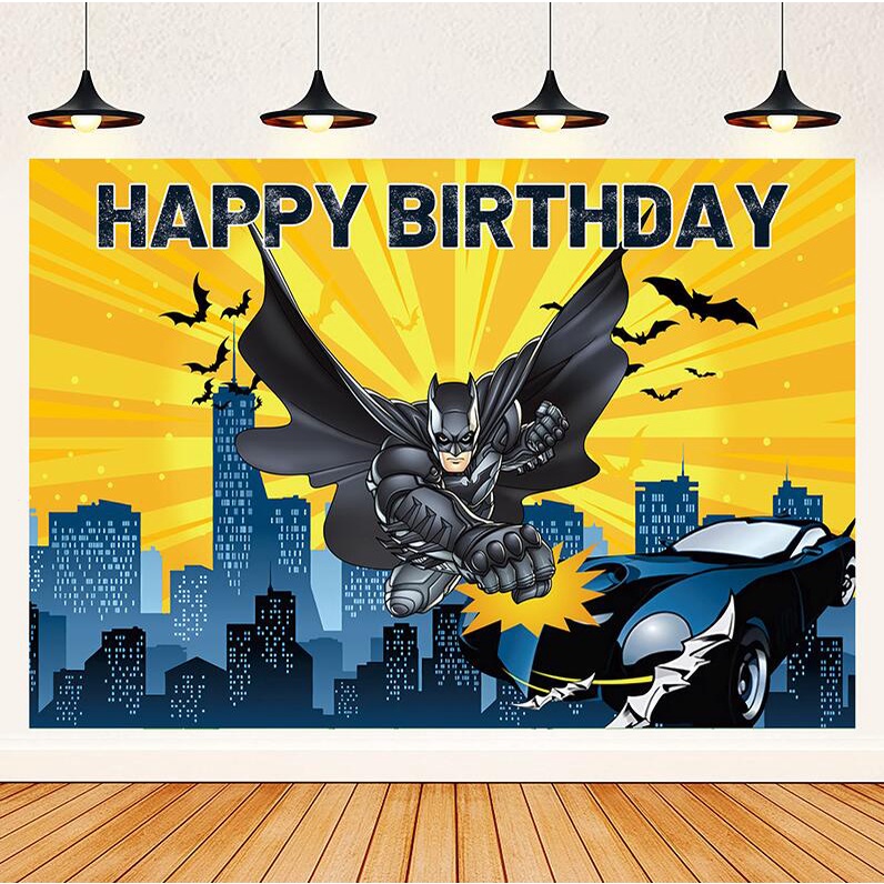 Batman Heroes Backdrop Avengers Themed Photography Background Birthday ...