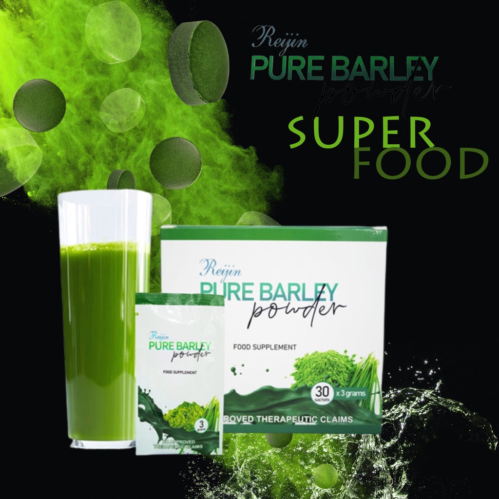Reijin Pure Barley Capsule/ Powder (60 Organic Barley Capsules/ 30 ...