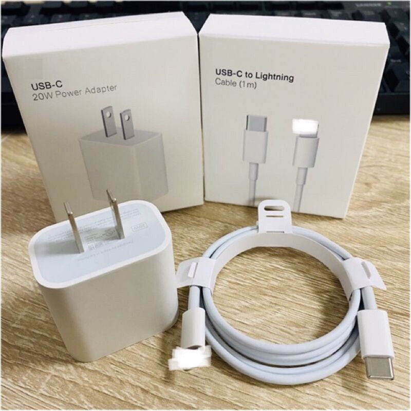 20W Type C Adaptor Charger (Type C to Type C to iOs) Cable Fast Charger ...