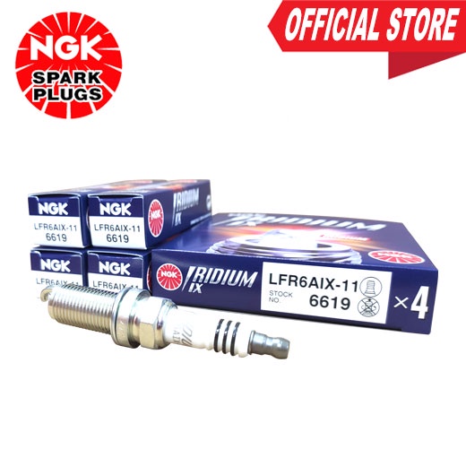 NGK LFR6AIX-11 Iridium IX Spark Plugs for Toyota Hilux, Innova, Land Cruiser and Prado Set of 4 ...