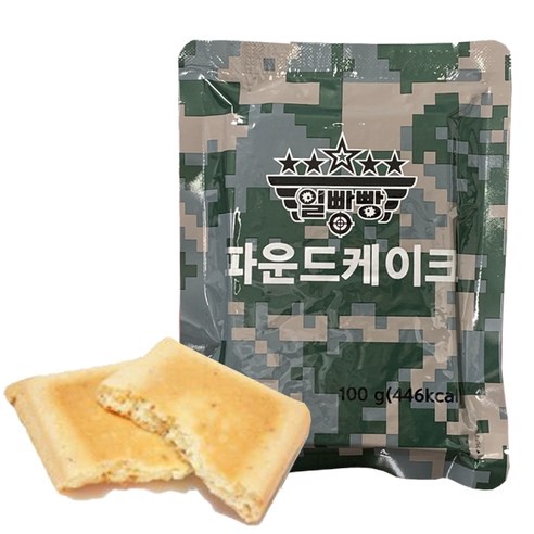 [2pcs] South Korean Combat Ration Military MRE Pound Cake 446kcal ...