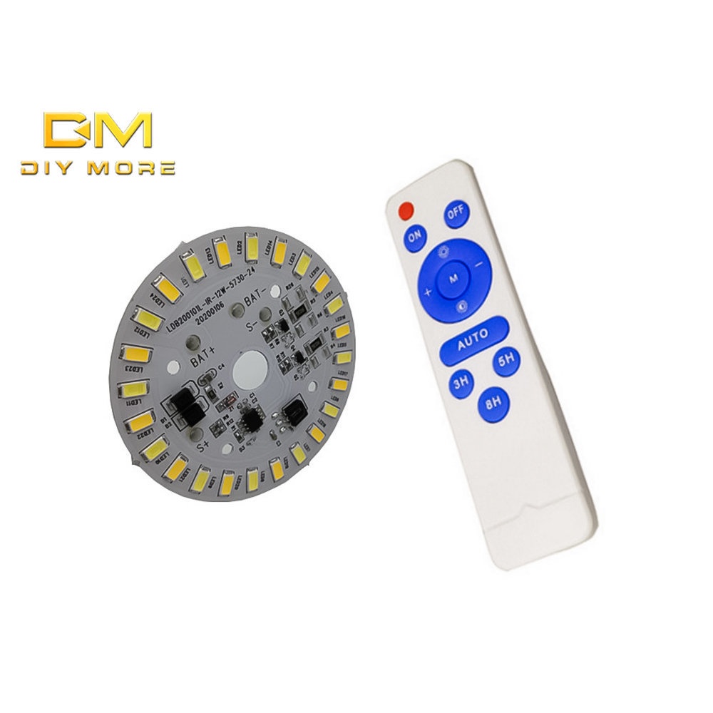 DIYMORE Round 3.2V 3.7V Two -Color Led Solar Lighting Source Plate 12W ...