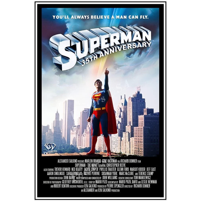 Posters USA DC Superman Movie Poster GLOSSY FINISH | Shopee Philippines