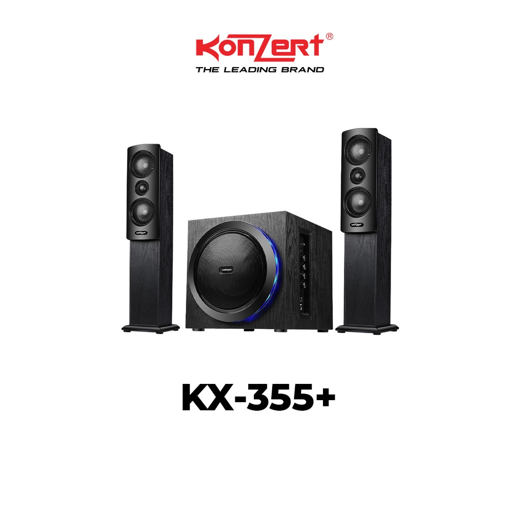 Konzert KX-355+ 2.1ch Multimedia Speaker System ( 3800 Watts PMPO ...