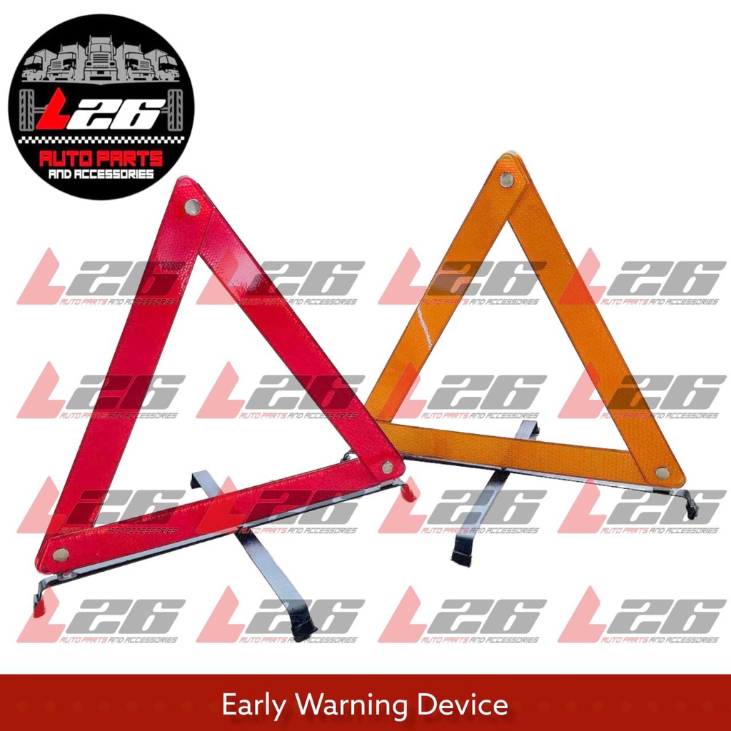 YZ-5002 (2 PIECES) Early Warning Device 1KG Foldable Red and Orange Car ...