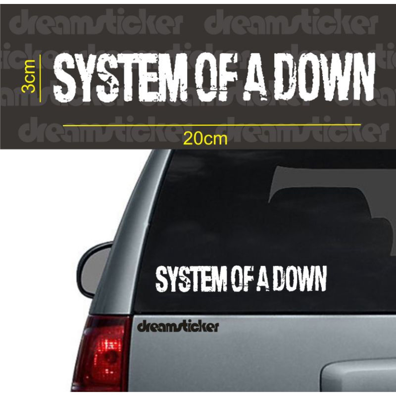 Sticker Sticker System Of A Down | Shopee Philippines