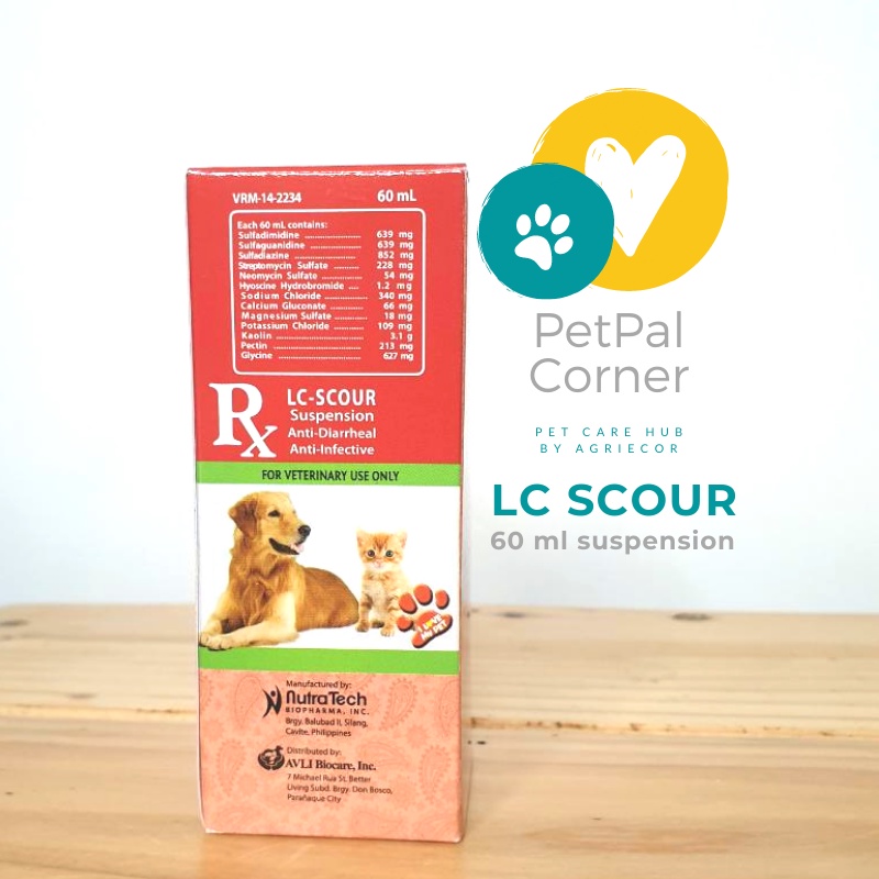 LC-Scour Suspension Anti-Diarrheal & Anti-Infective 60 ML | Shopee ...