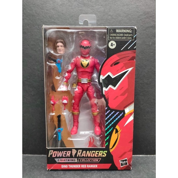 Power Rangers Lightning Collection Dino Thunder Red Ranger | Shopee ...
