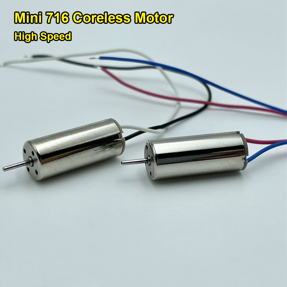 1PCS Mini 716 Hollow Cup Motor DC 3.7V 52000RPM High Speed 7 * 16mm ...